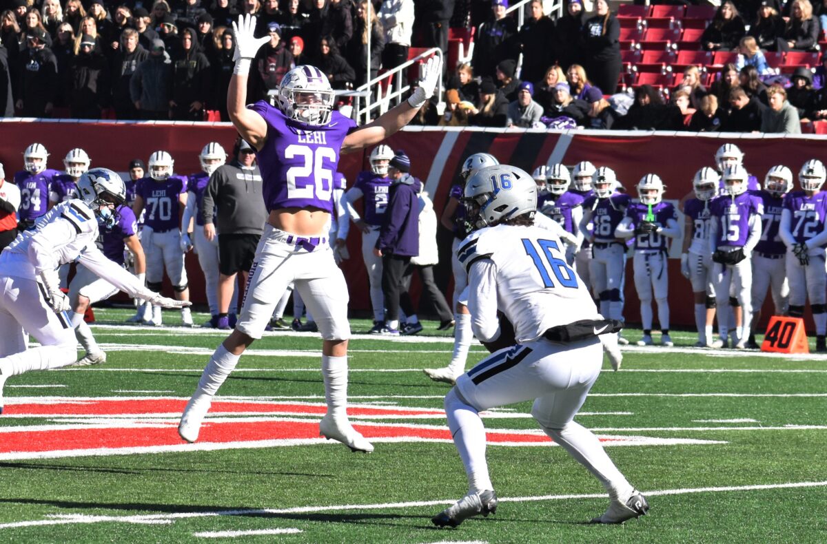 Lehi football heads to 5A finals after rout in battle of unbeatens ...